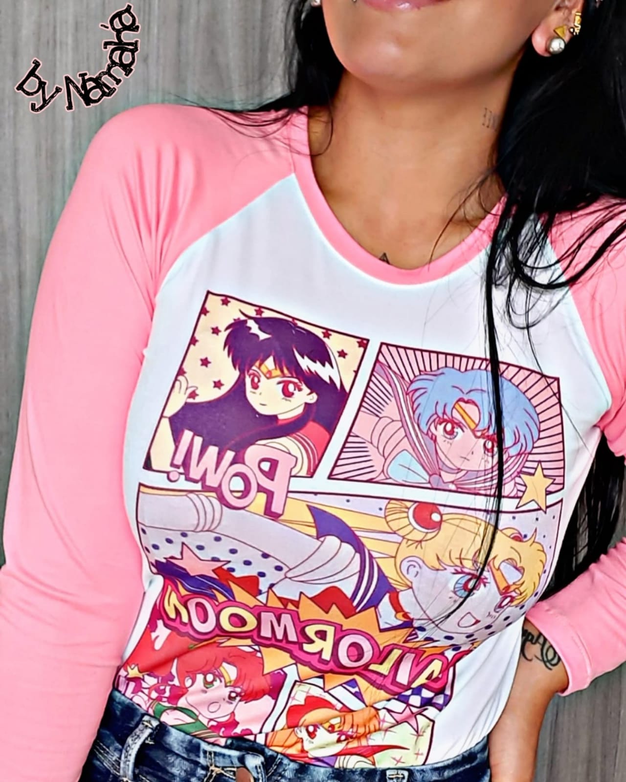 Camiseta de Sailor Scouts Manga - Namahá Camisetas