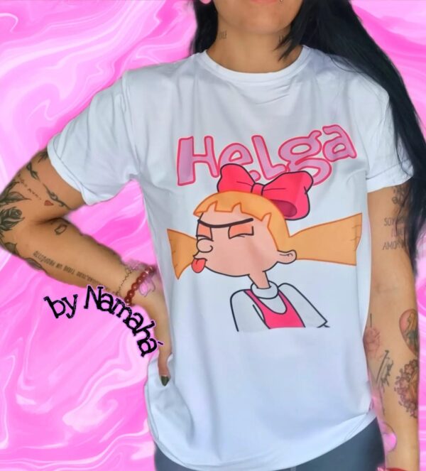 Camiseta De Camiseta Helga Pataki Hey Arnold Namahá Camisetas