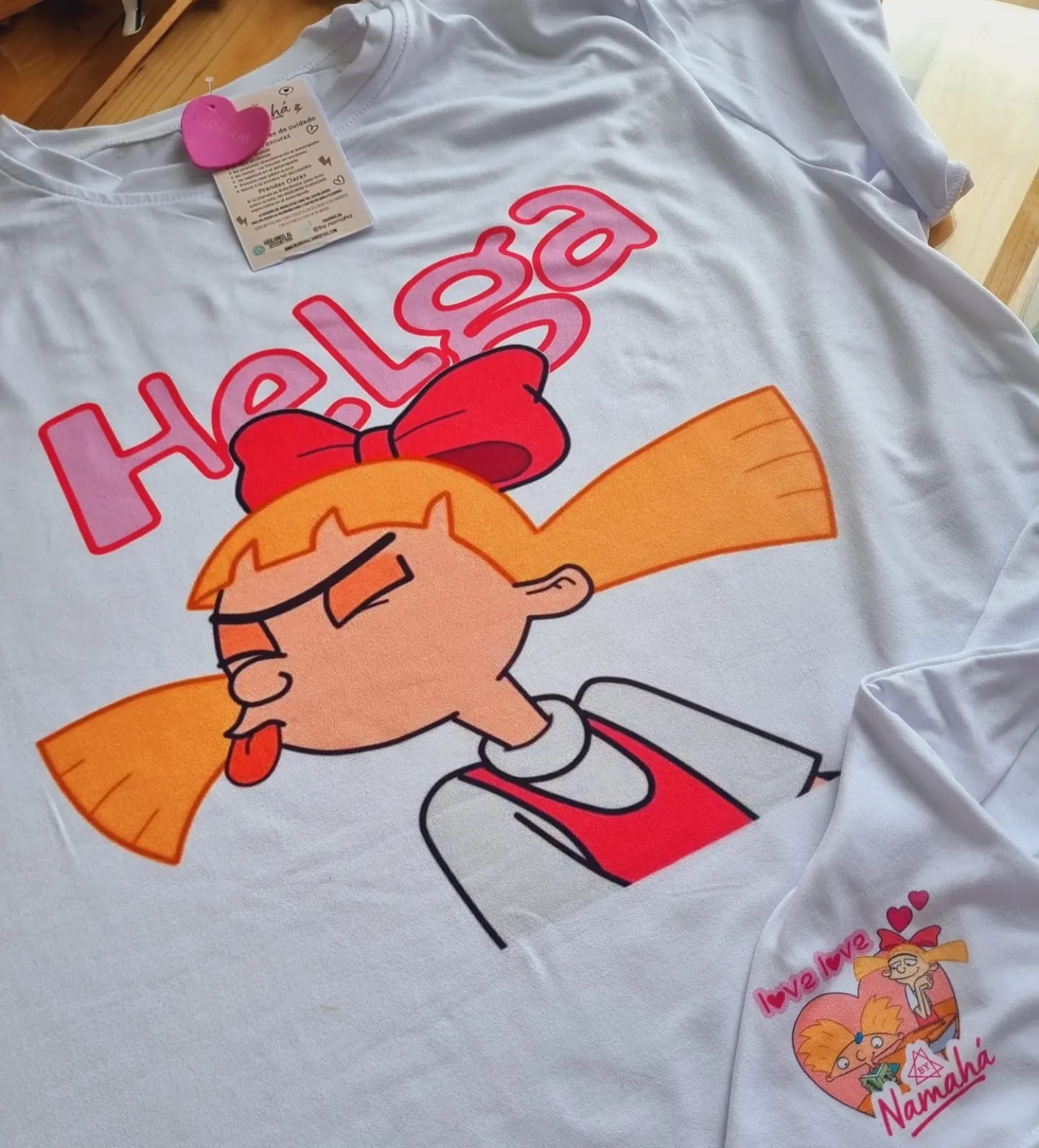 Camiseta De Camiseta Helga Pataki Hey Arnold Namahá Camisetas